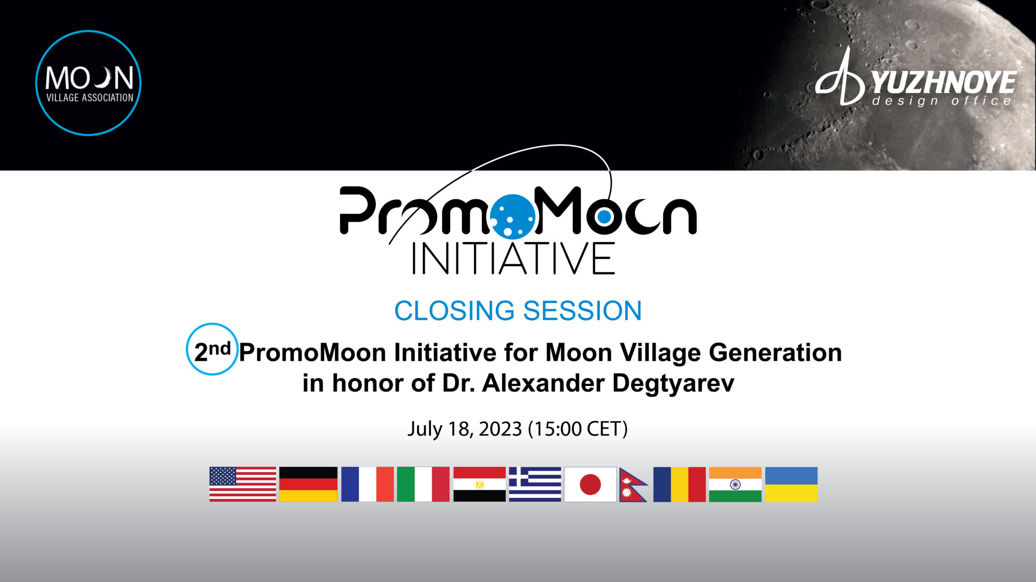 PromoMoon Initiative – Closing Ceremony – Moon Village Association