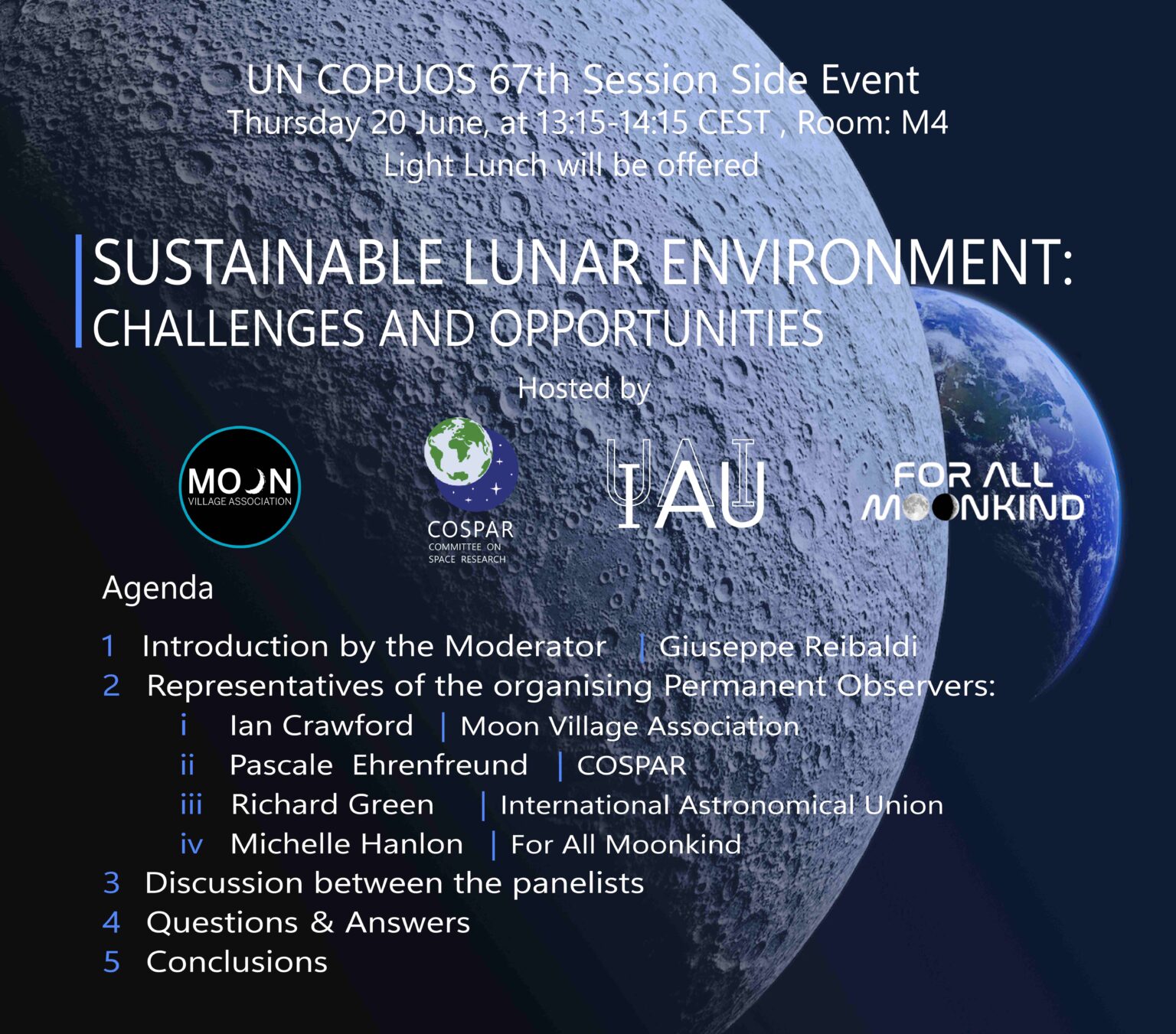 UN-COPUOS 67th Session Side Event – Sustainable Lunar Environments ...